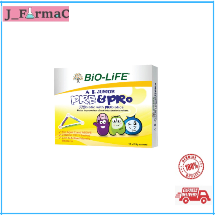 Biolife AB Junior PRE & PRO (PREBIOTIC WITH PROBIOTIC) 10 sachet ...
