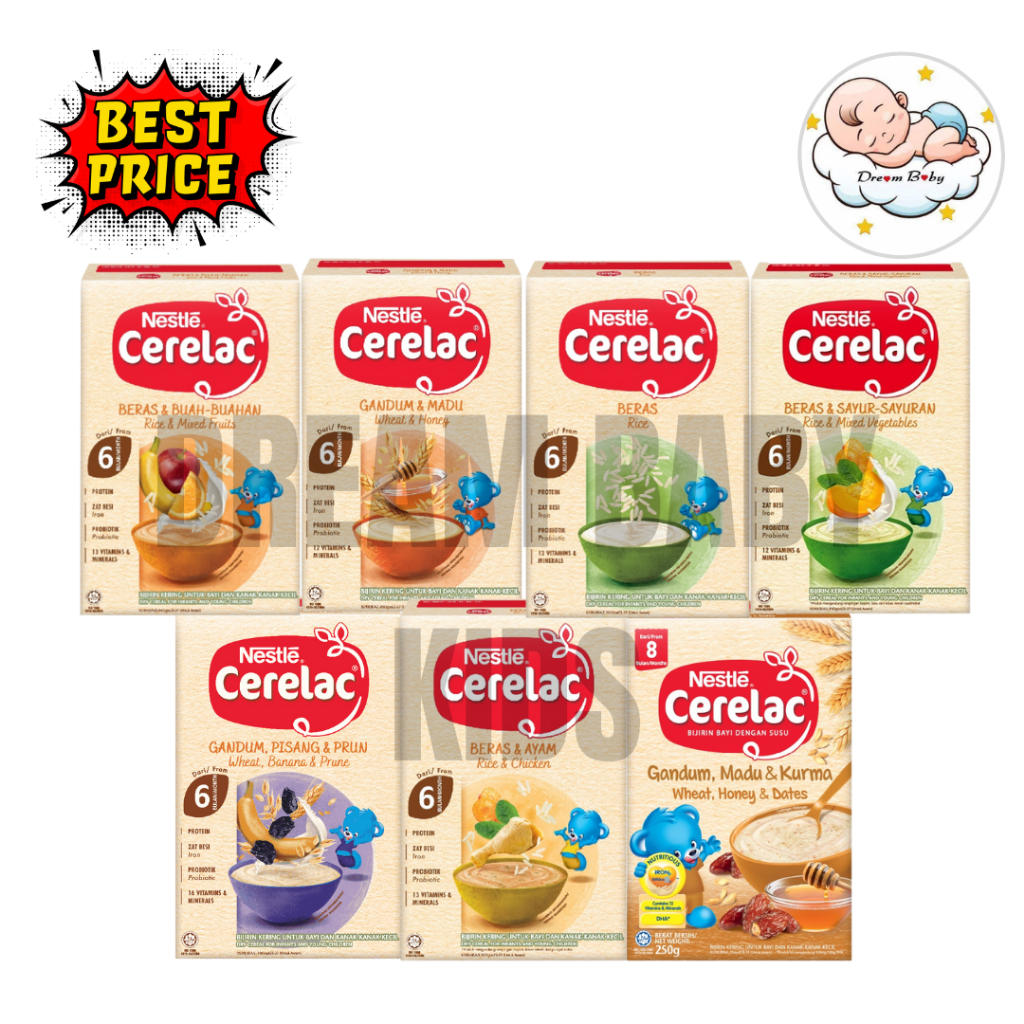 Nestle Cerelac Infant Cerelac [250g / 500g] (Baby Food/Cerelac) | Shopee Malaysia