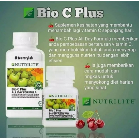 【Promotion】NUTRILITE Bio C Plus All Day Formula (120 tab) | Shopee Malaysia