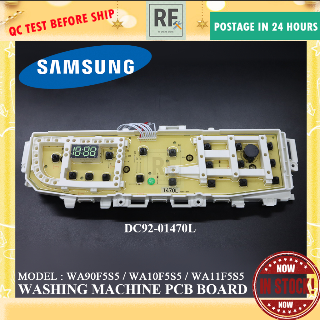 WA90F5S5 / WA10F5S5 / WA11F5S5 SAMSUNG WASHING MACHINE PCB BOARD DC92 ...