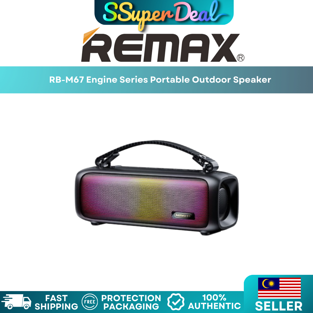 Remax RB-M67 Engine Series Portable Outdoor Speaker | Shopee Malaysia