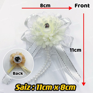 1 Pcs Bunga Rozek/Flower Corsage/Bunga Kendarat/Bunga Rose/Bunga ...