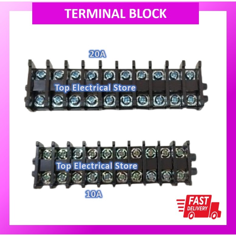 PLASMA 10A, 20A (10 POLE) CASSETTE ASSEMBLY TERMINAL BLOCK TBC 10 ...