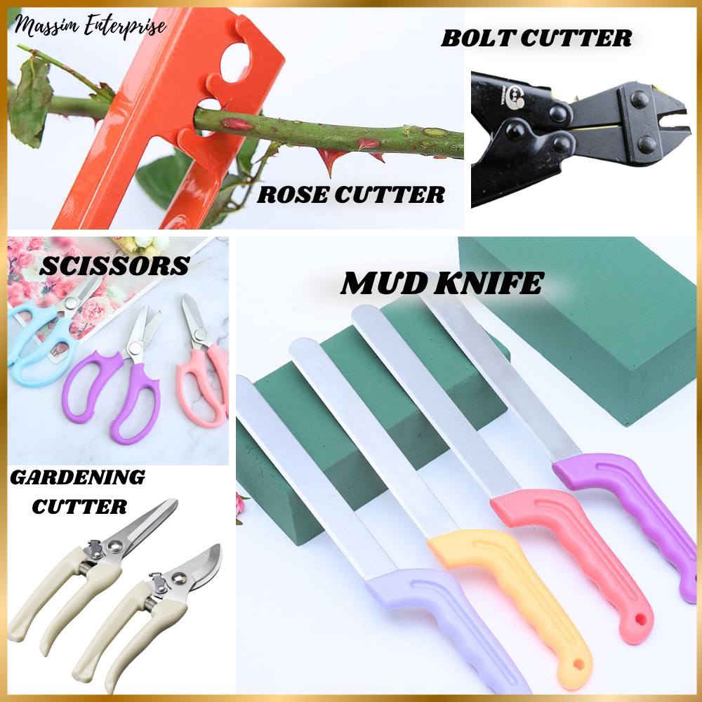 Thorn Leaves Remover Flower Cutter Stainless Steel Flower Mud Knife ...