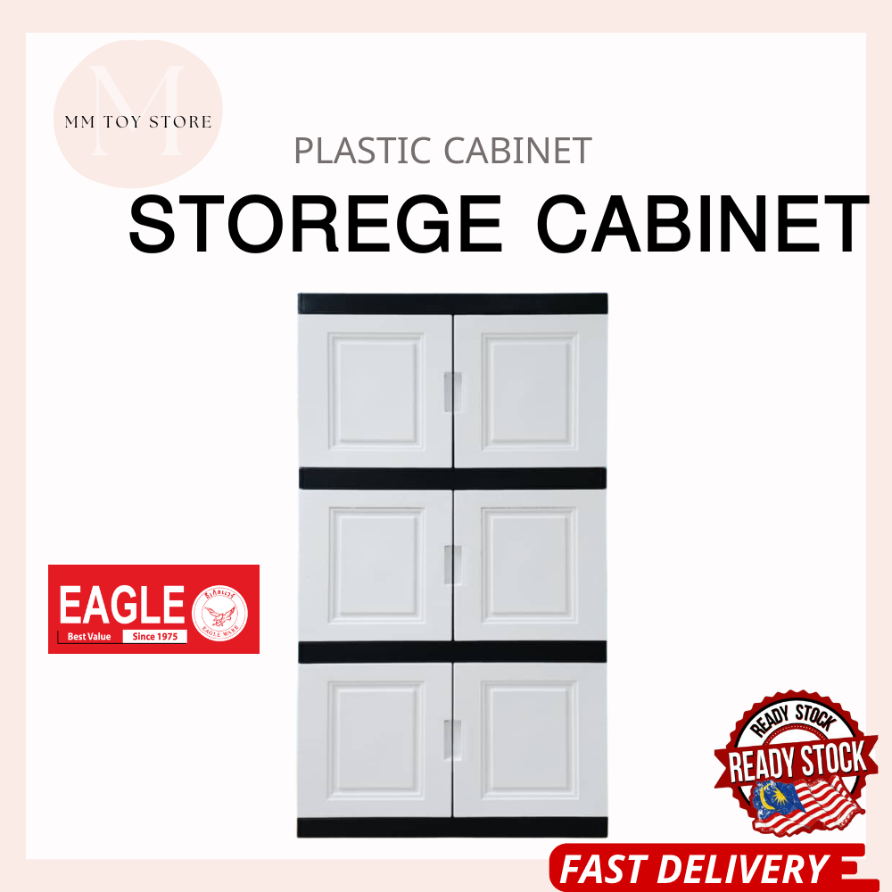 EAGLE BRAND WHITE 3 Tier/Plastic Cabinet /kitchen cabinet/Almari/Almari ...