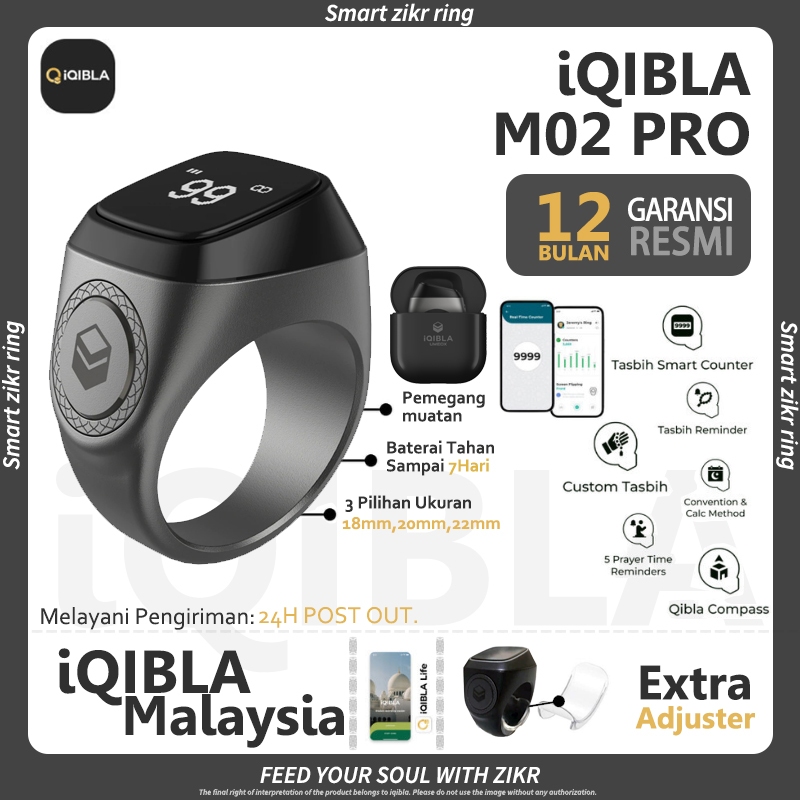 2025'S NEW CINCIN ZIKIR MUSLIM PRAYER TOOL READY STOCK Zikr ring alloy ...