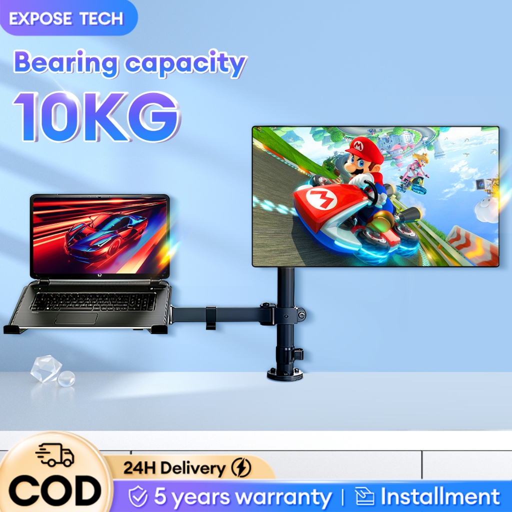 EXPOSE Monitor Stand 17”-32” Bearing 10kg Multi-Direction 180 ...