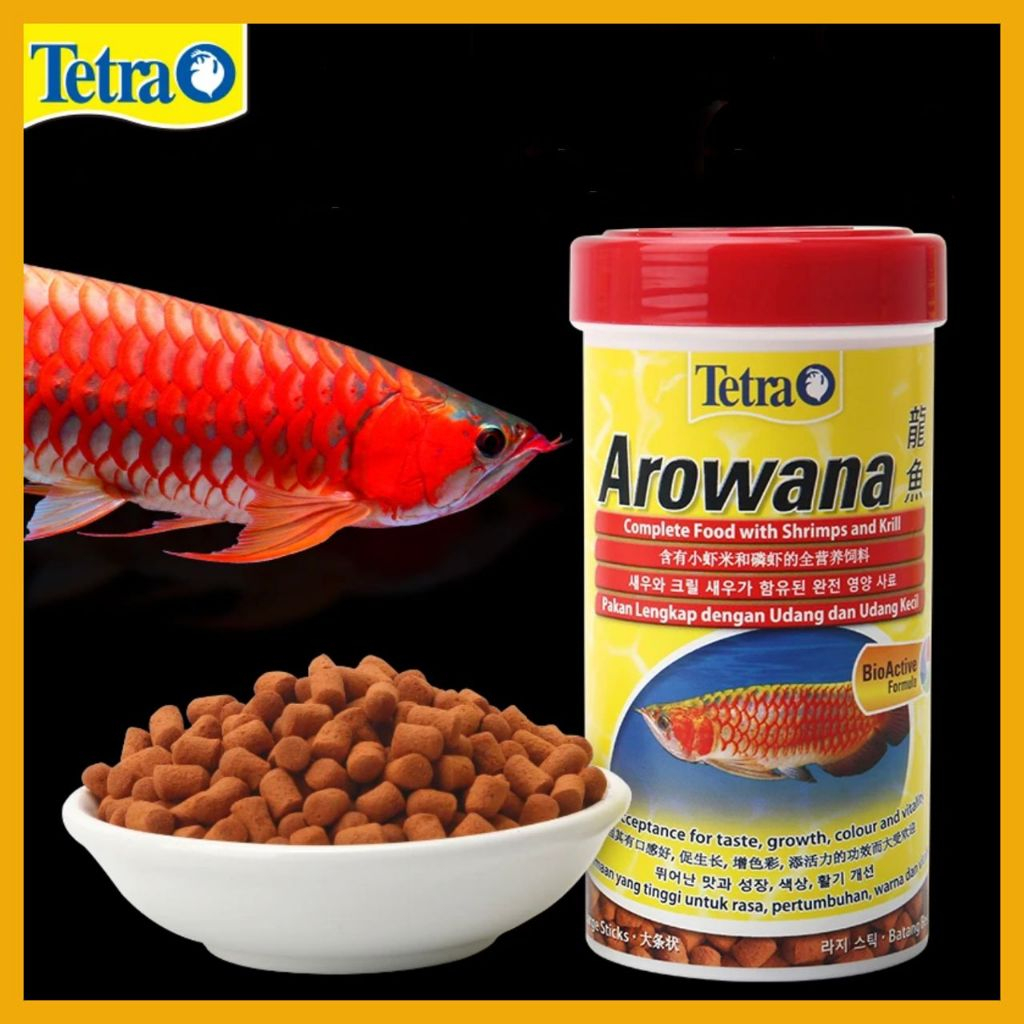 Tetra Arowana Complete Food With Shrimps And Krill /Makanan Arowana ...