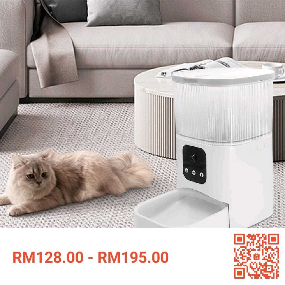 3L Small Size Pet Smart Feeder Automatic Cat Dog Food Feeder APP Tuya ...