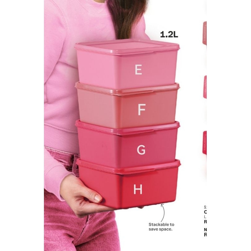Tupperware Snack& Stack (1) 1.2L | Shopee Malaysia