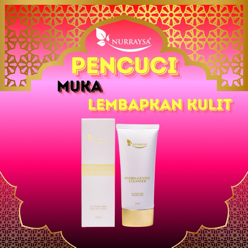 NURRAYSA HYDRA GENTLE CLEANSER Facial Wajah , Hydra facial wash ...
