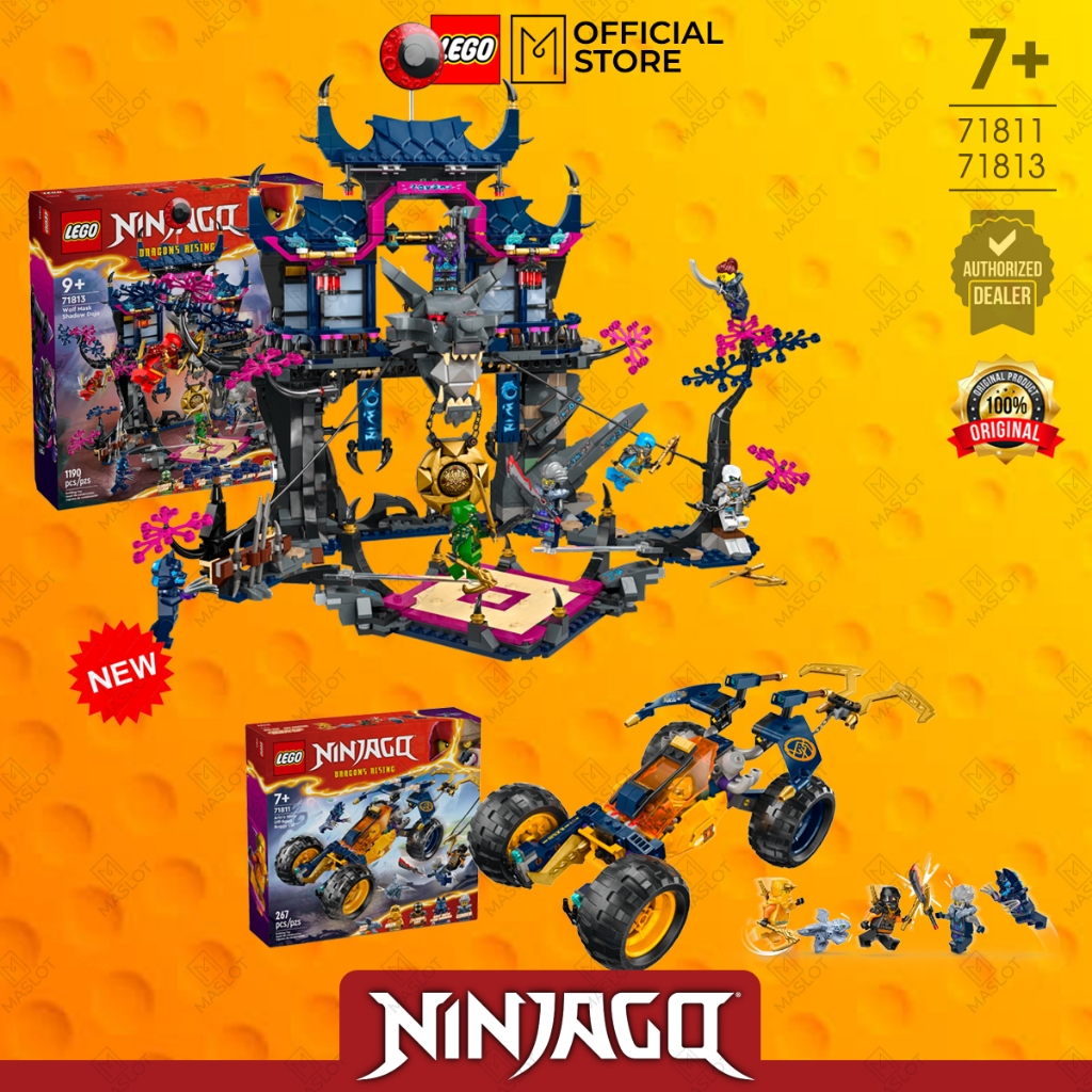 LEGO NINJAGO Arin's Ninja Off-Road Buggy Car 71811 | Wolf Mask Shadow ...