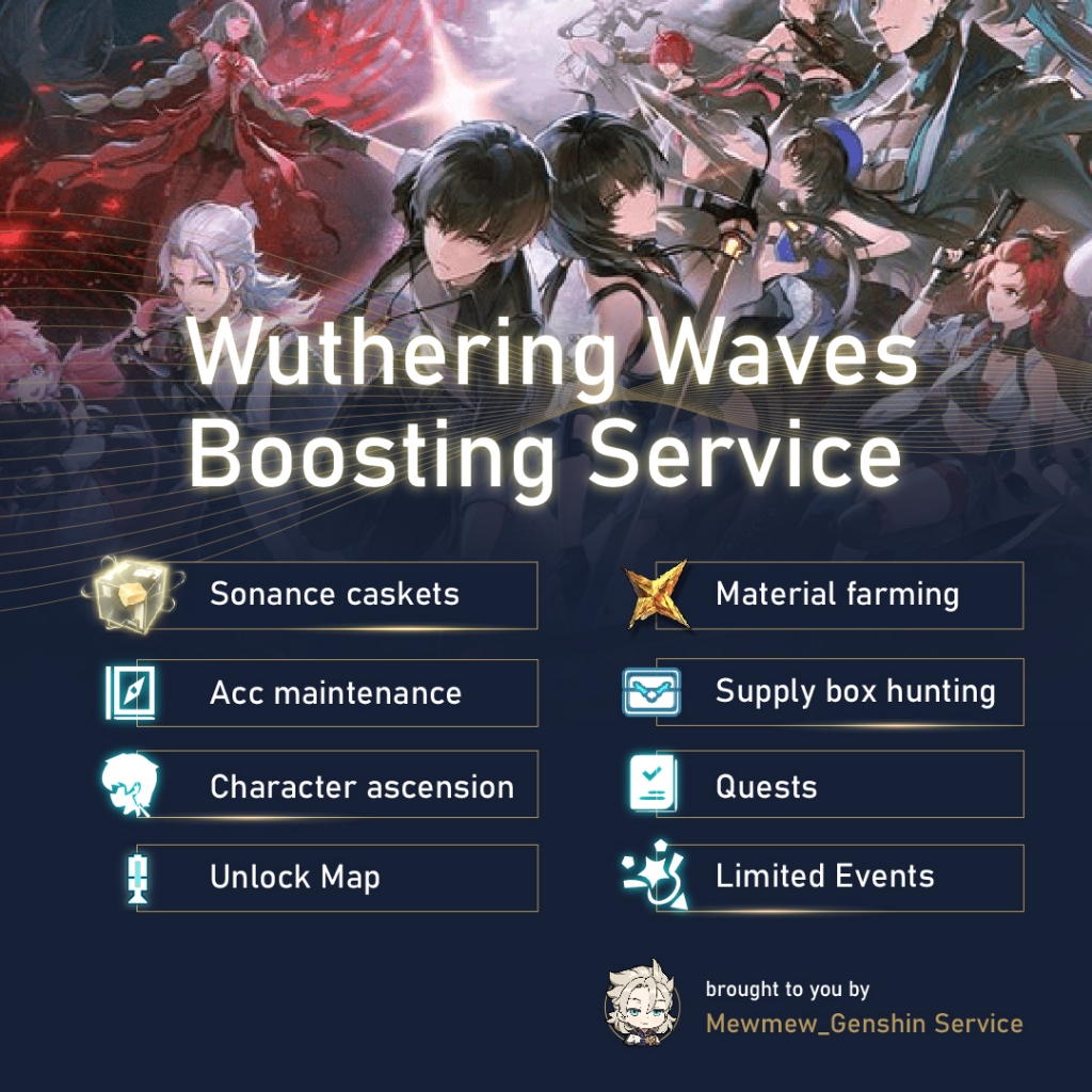 鸣潮 Wuthering Waves WuWa Boosting Service by Mewmew Genshin Service | Shopee Malaysia