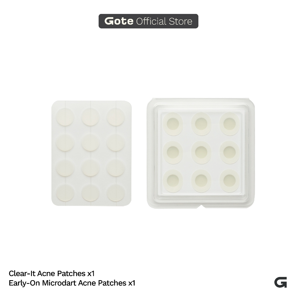 Goteskin Clear-It Acne Patches + Goteskin Early-On Microdart Acne ...