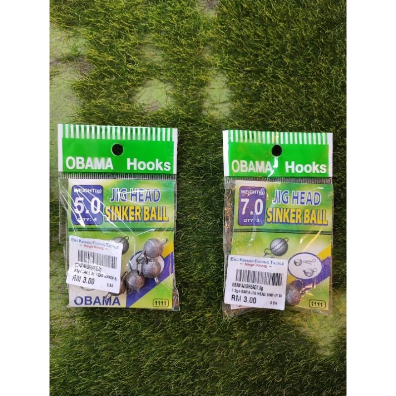 📍OBAMA JIG HEAD SINKER BALL📍 | Shopee Malaysia