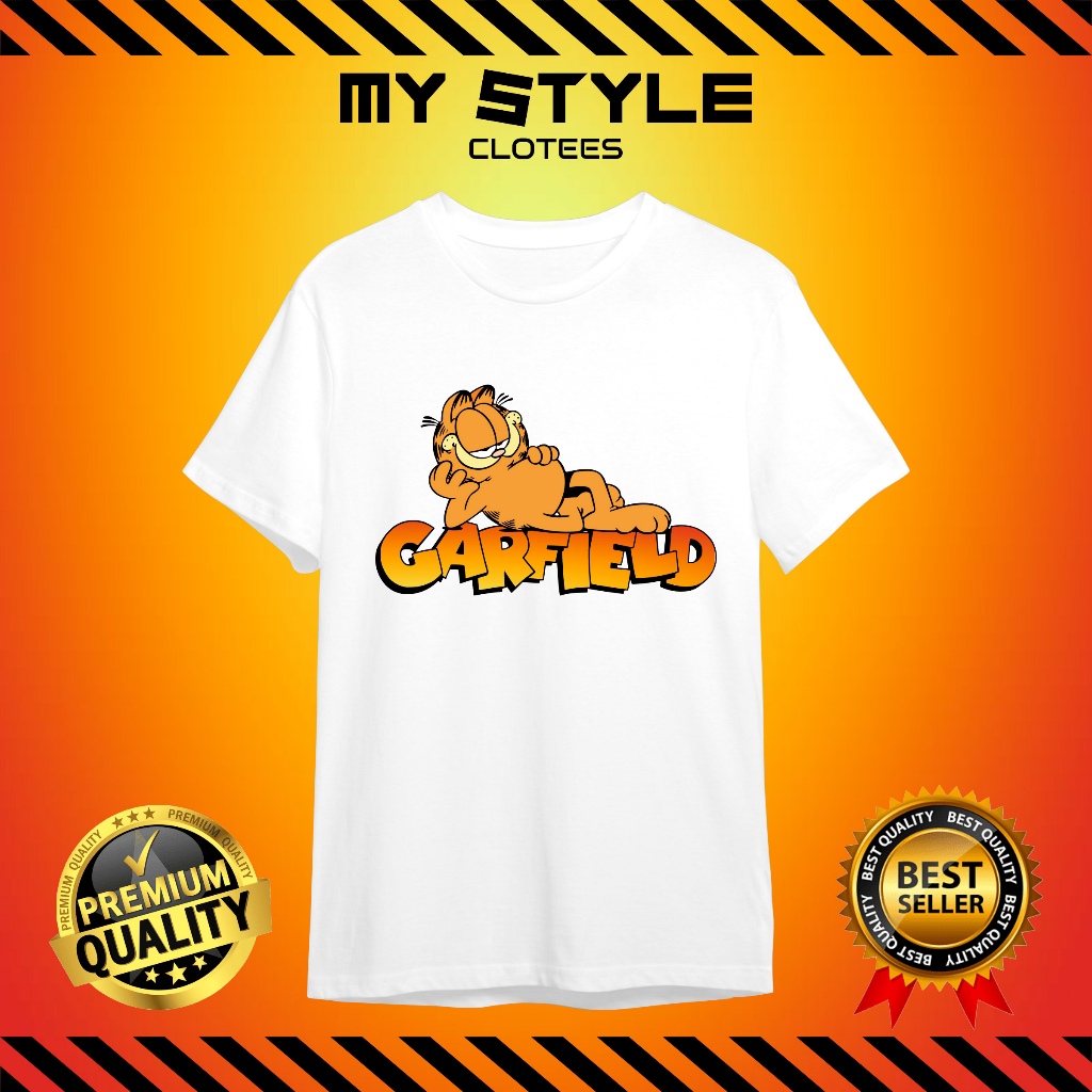 Garfield fashion t shirt 100% cotton ready stock/ Baju garfield fashion ...