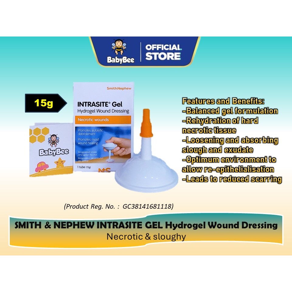 Smith & Nephew Intrasite Gel Hydrogel Dressing 1'S PER BOX | Shopee ...