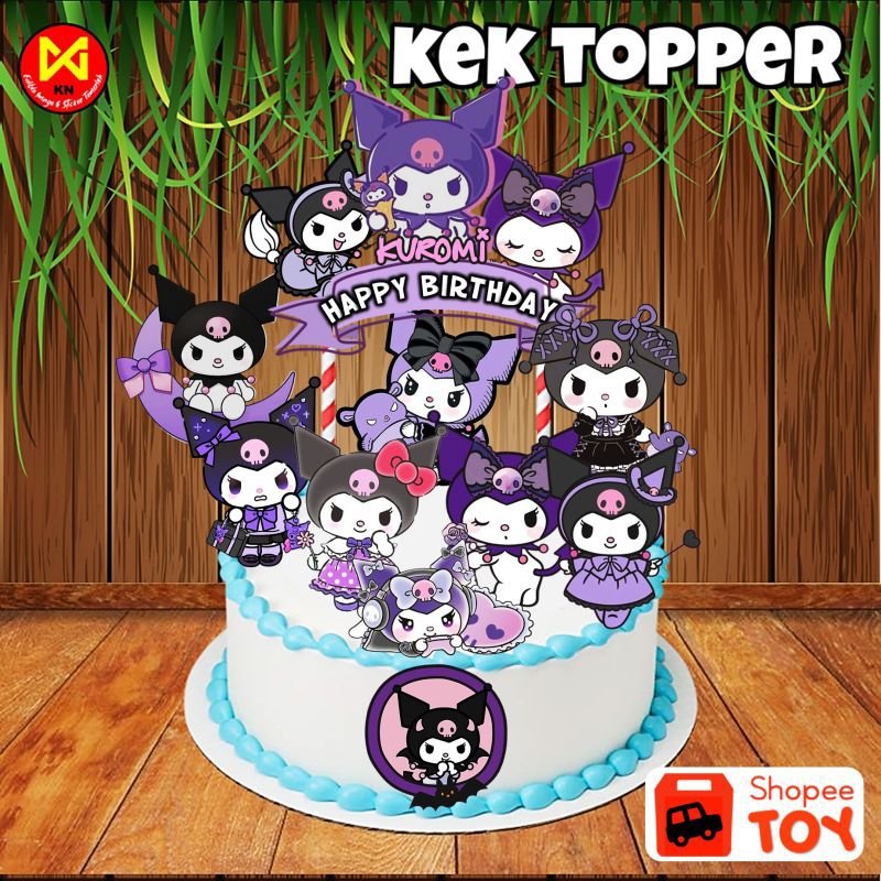 Kek Topper Kuromi 2 ( Purple ) | Shopee Malaysia