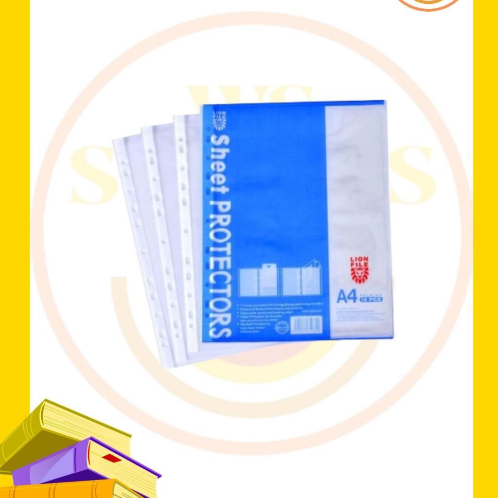 Lion File A4 PP Sheet Protector (100pcs/bx) | Shopee Malaysia