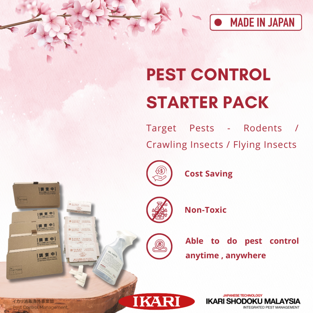 Pest Control Starter Pack (Rodents/ Crawling Insects / Flying Insects ...