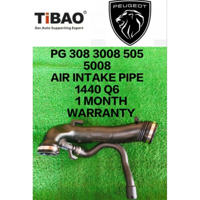 (TIBAO) PEUGEOT 308 3008 505 5008 AIR INTAKE PIPE (1 MONTH WARRANTY ...