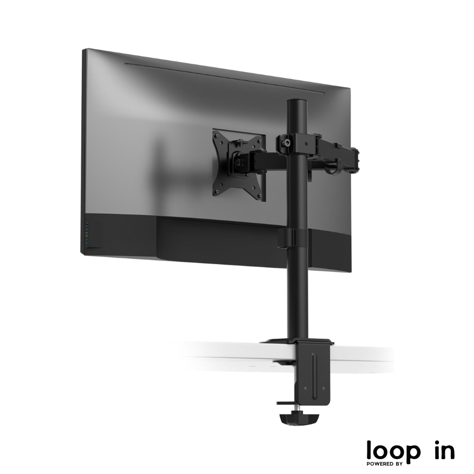 the Aryl™ Premium Single-Monitor Steel Articulating Monitor Mount ...