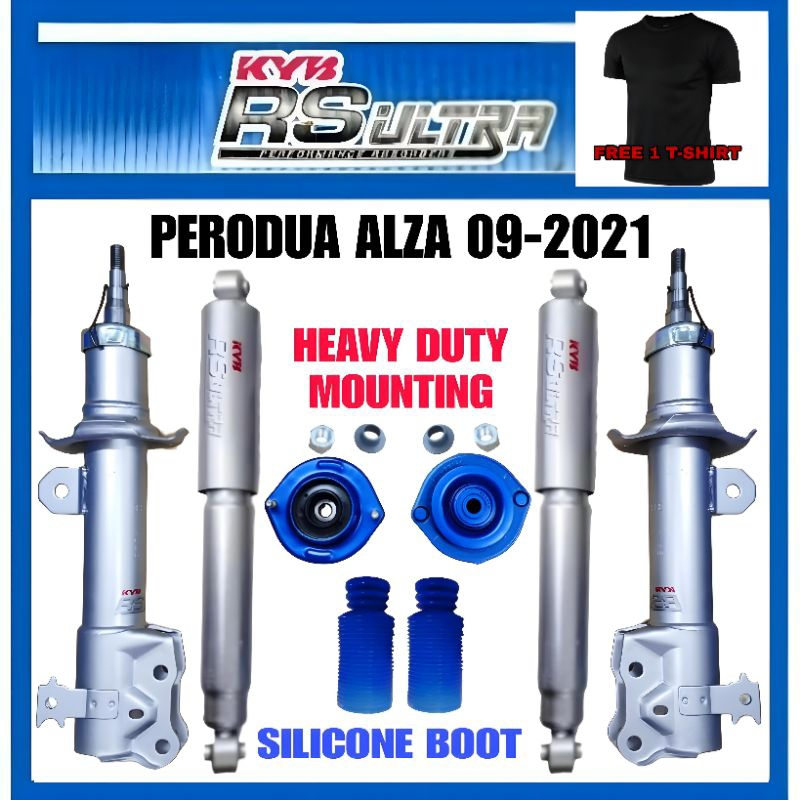 BF KYB RS ULTRA PERODUA ALZA 09-2021 HEAVY DUTY ABSORBER FRONT / REAR ...