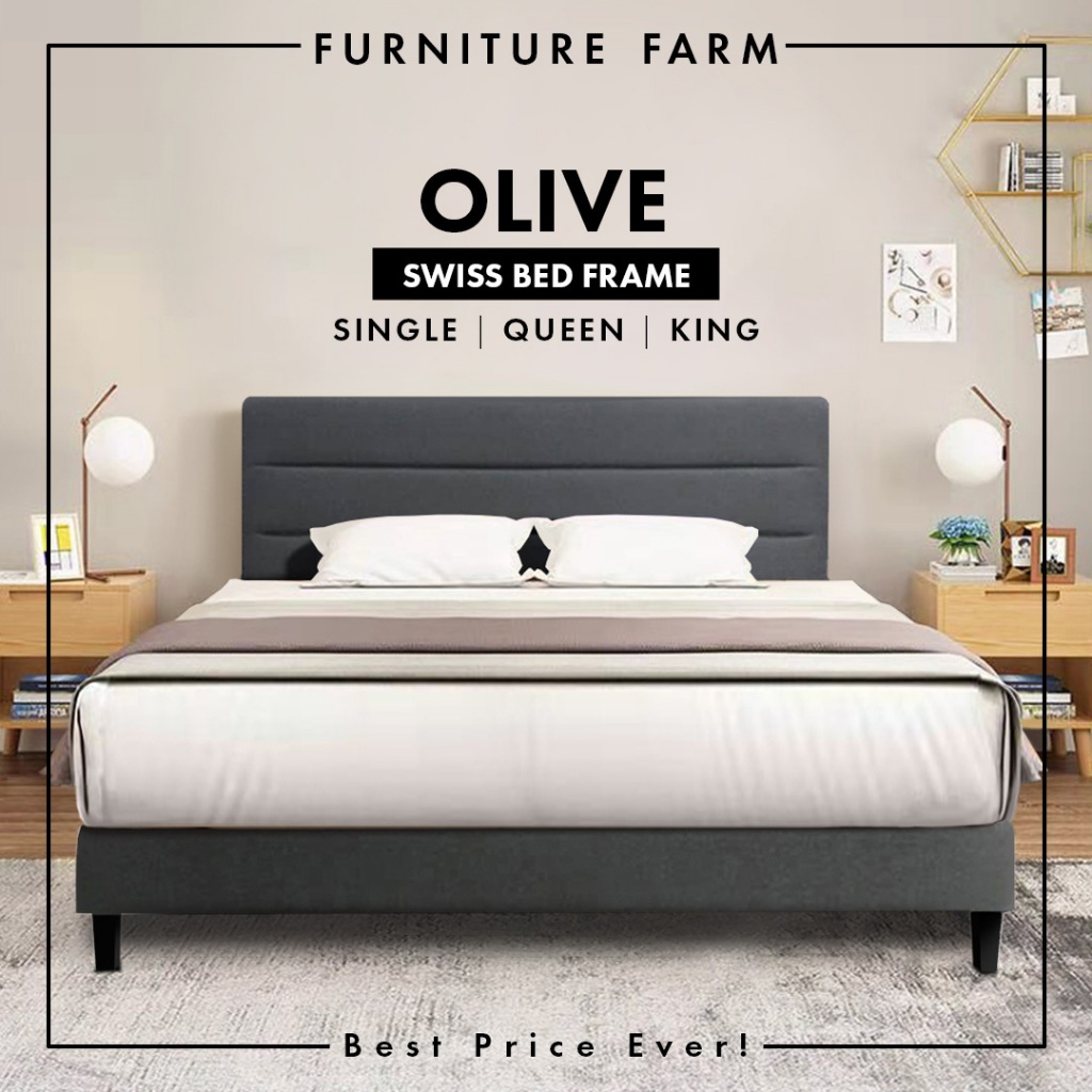 F&F : OLIVE Divan Bed Frame / Katil / Bed Frame - King/Queen/Single ...