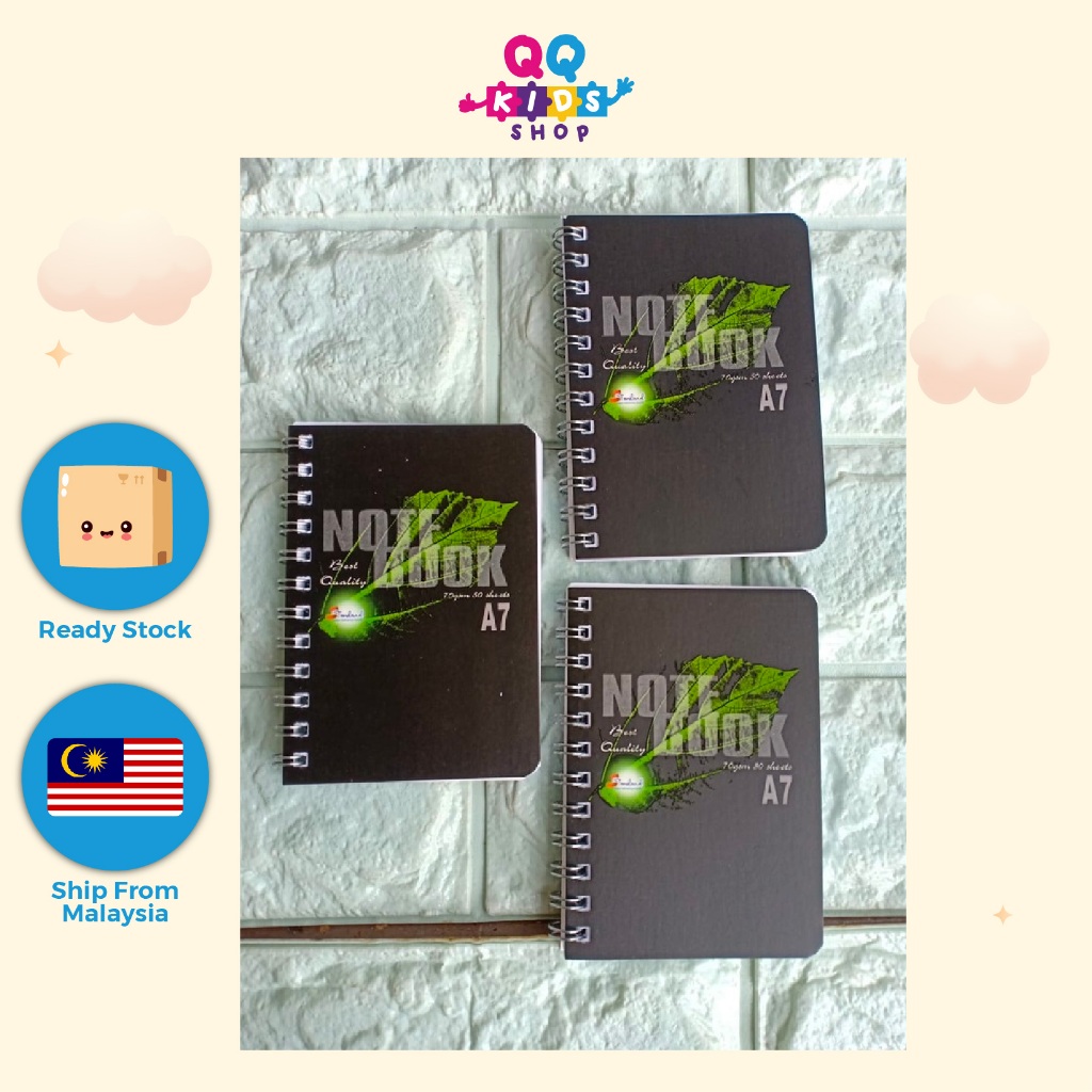 A7 Wire Ring Note Book Buku Note 记事本 | Shopee Malaysia