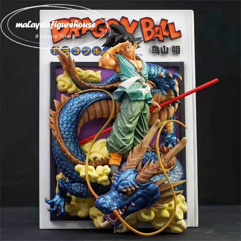 🔥READY STOCK🔥35CM DRAGON BALL GOODBYE SON GOKU SHENRON COMIC BOOK COPY ...