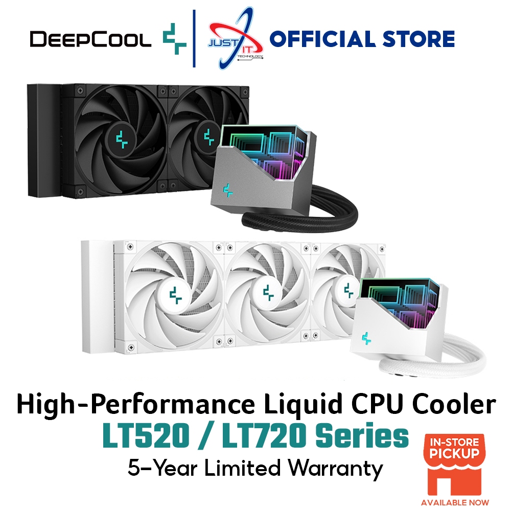DEEPCOOL Aio Liquid CPU Cooler - Black/White LT520/LT720 | Shopee Malaysia