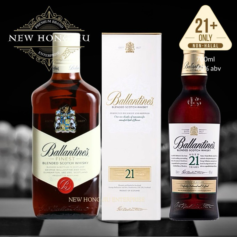 Ballantine’s Finest Blended Scotch Whisky 700ml Ballantine’s 21 year Blended Scotch Whisky ...