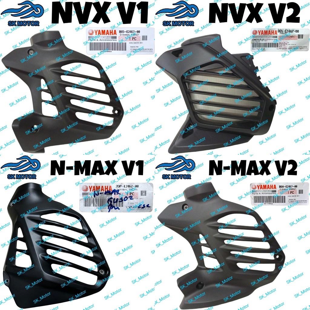 Yamaha NMAX N MAX NVX155 NVX 155 V1 V2 Original Radiator Cover Inner ...