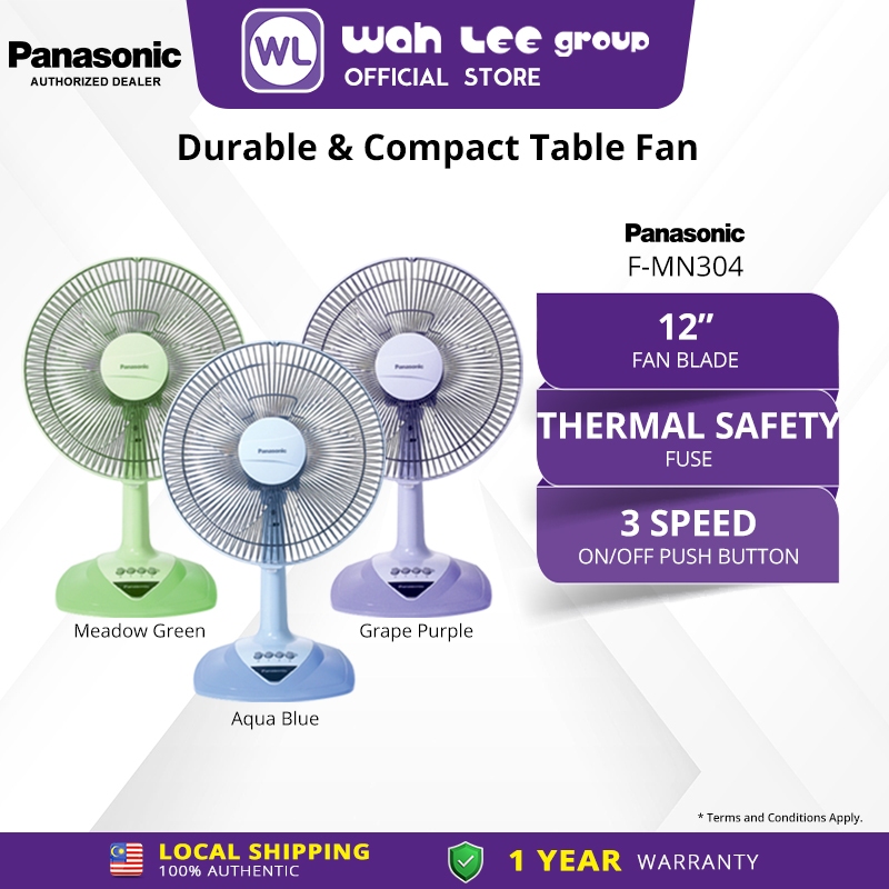Panasonic Table Fan 3-Speed On/Off (12") F-MN304 Kipas Meja WAH LEE ...