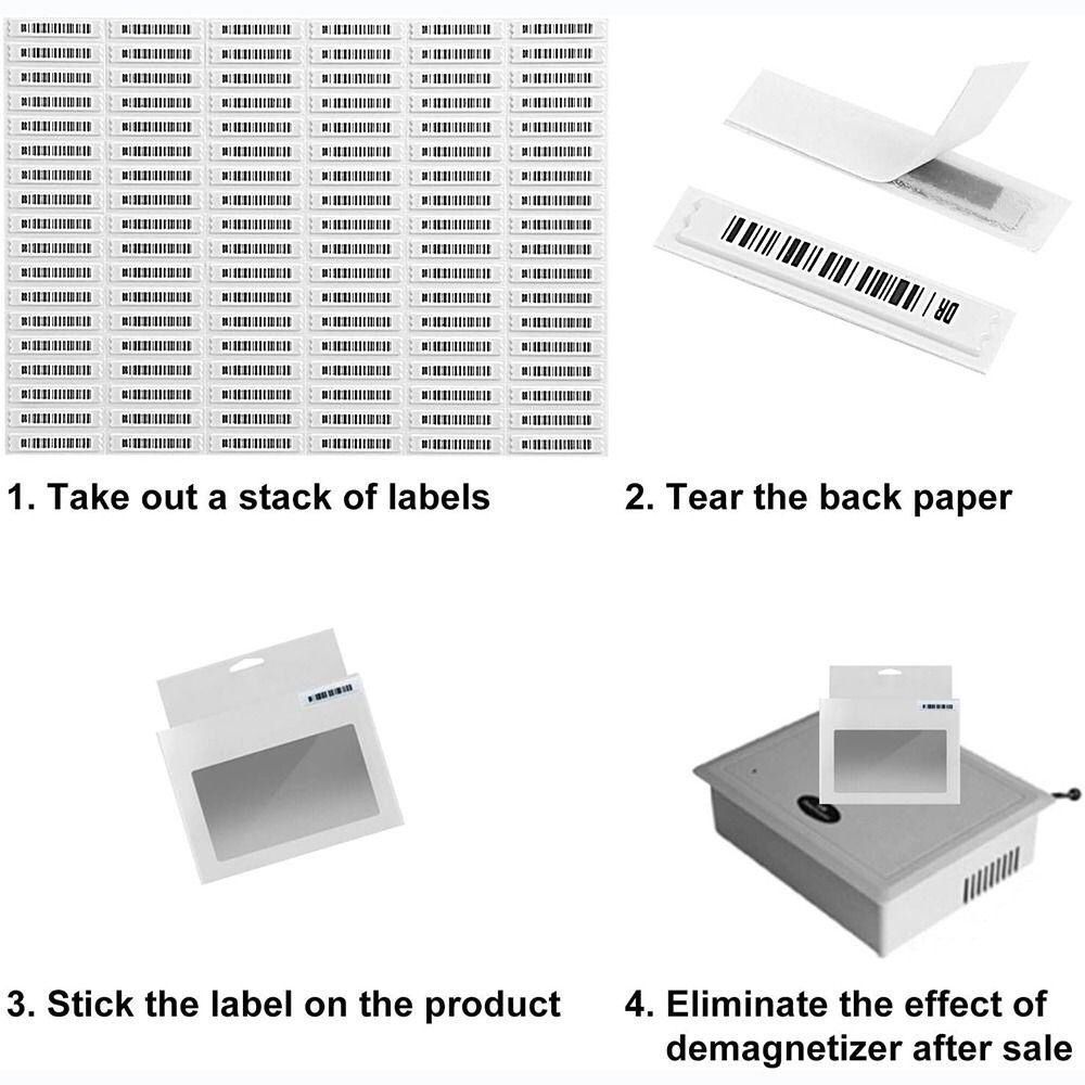 108 pieces of Security Barcode Tags 58khz soft label | Shopee Malaysia