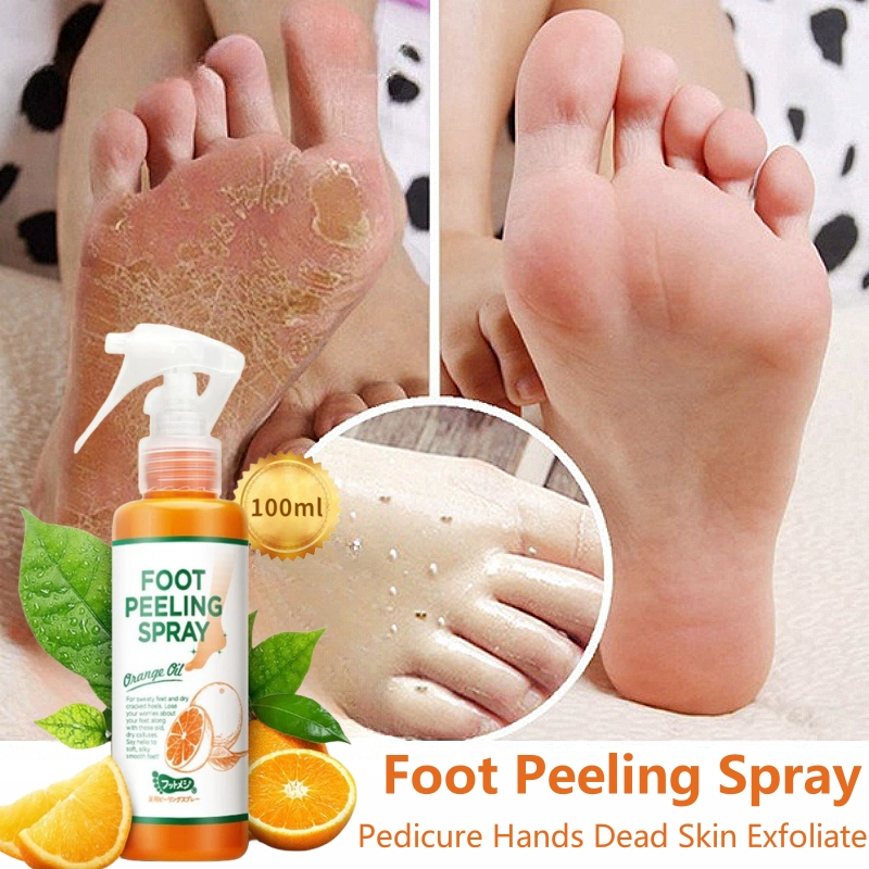 Foot Peeling Spray Heel crack foot scrub Pedicure Hands Dead Skin ...