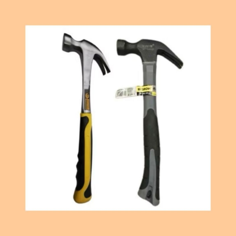 [Ready Stock] TECH99 Bigrow Heavy Duty Fiberglass Claw Hammer (27mm ...