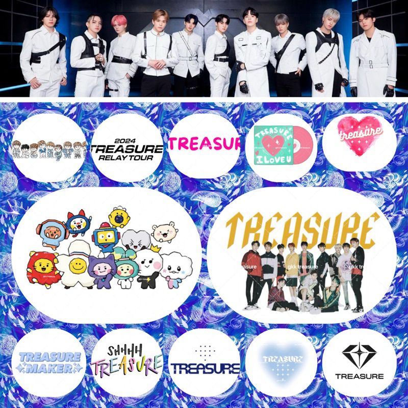 Treasure Relay Tour Reboot Malaysia Concert tattoo sticker / BUY 3 FREE ...