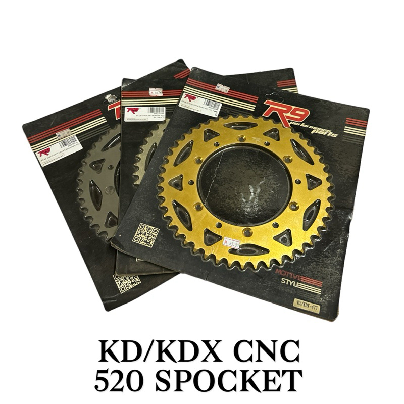 KAWASAKI KX/KDX R9 CNC REAR SPOCKET | Shopee Malaysia