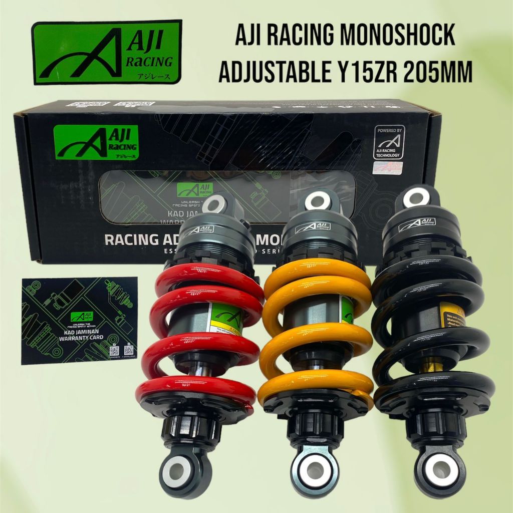 AJI RACING ADJUSTABLE MONOSHOCK Y15ZR,LC135,Y16 205MM 100% ORIGINAL | Shopee Malaysia