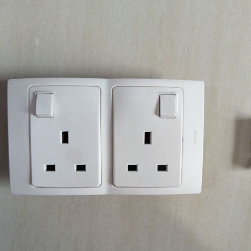 legrand double power socket | Shopee Malaysia