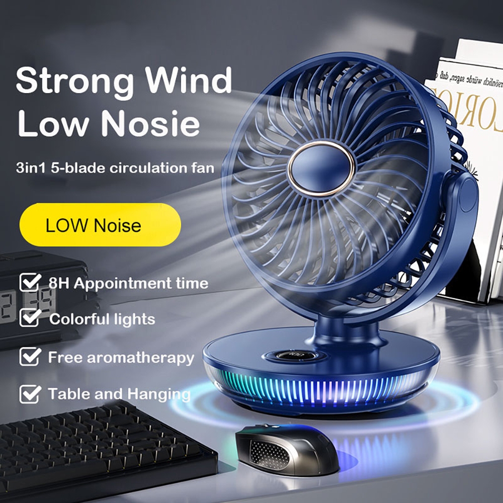 Kipas Mini Adjustable Mini Fan Kipas Small Cooling Handy Desk Home ...