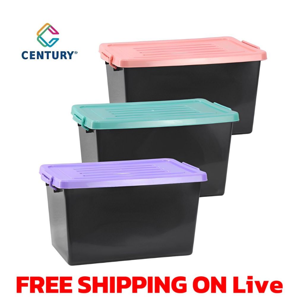 Century Storage Box 38L Multipurpose Box Plastik Bekas Simpanan Kotak ...