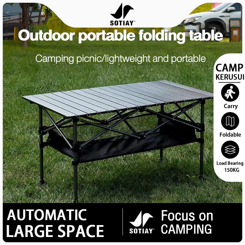 🔥Ready Stock🔥Outdoor Camping Table Large/Small Portable Folding Camping ...