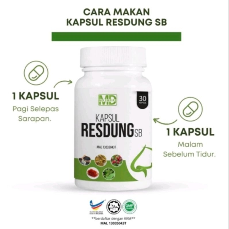 UBAT PENAWAR RESDUNG MD KAPSUL RESDUNG 30Kapsul | Shopee Malaysia
