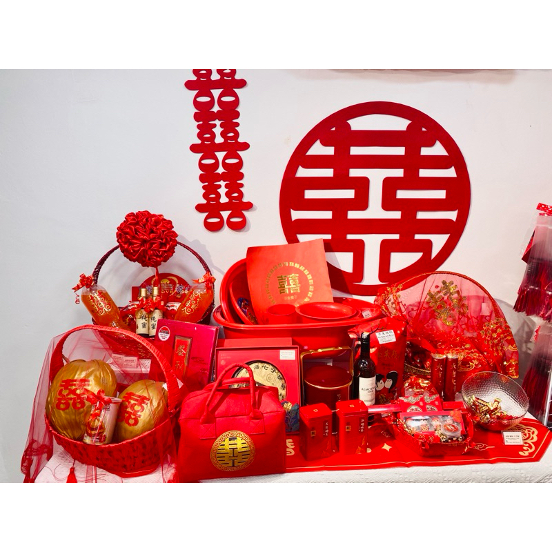 结婚嫁妆用品 _ 五喜盆 _ 子孙桶 红纸 Descendant Pail | Shopee Malaysia