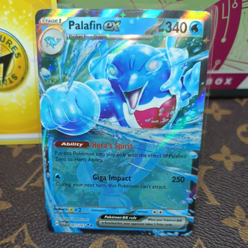 Palafin ex - 061/167 Ultra Rare (Twilight Masquerade) Pokemon TCG Card ...