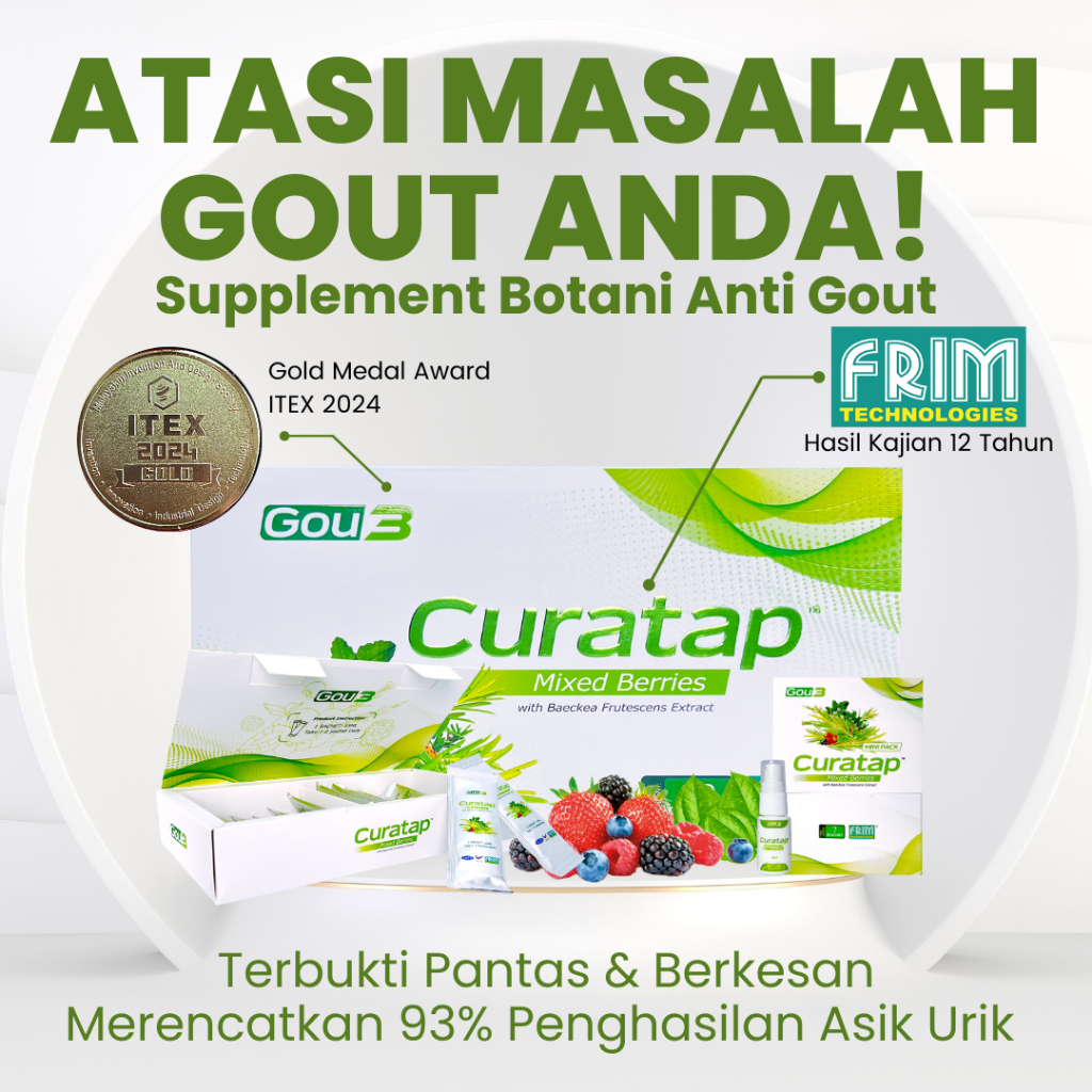 Curatap - Ready to Drink Supplement Botani Gout & Asid Urik | Shopee ...