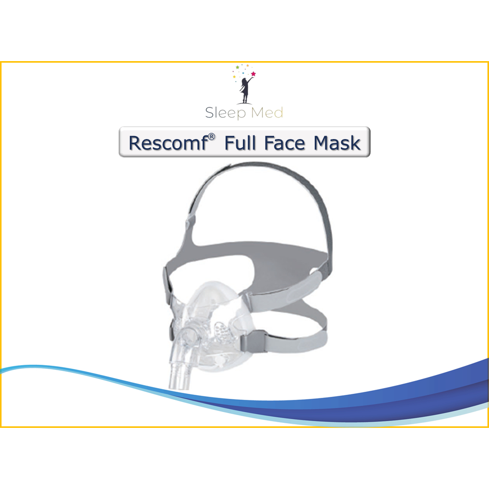 RESCOMF® Full Face Mask CPAP APAP BiPAP Mask l 1 unit | Shopee Malaysia