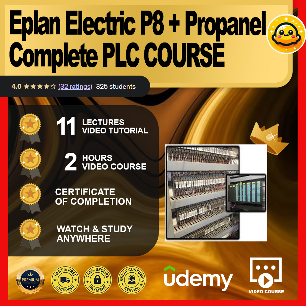 [Video Course] Eplan Electric P8 + Propanel – Complete PLC COURSE | Shopee Malaysia